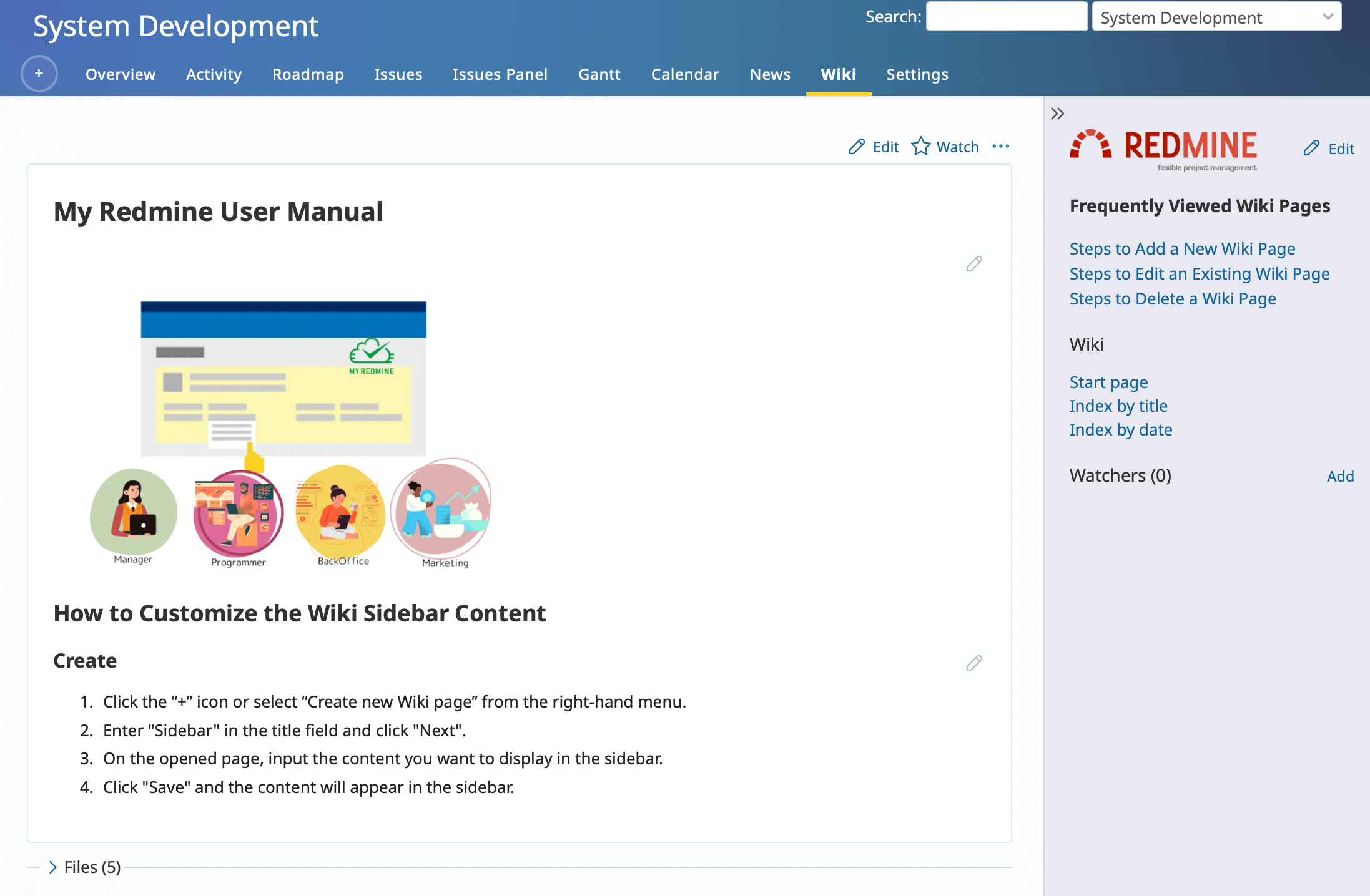 Quick 5-Minute Guide to the Wiki in Redmine | Redmine Advisor